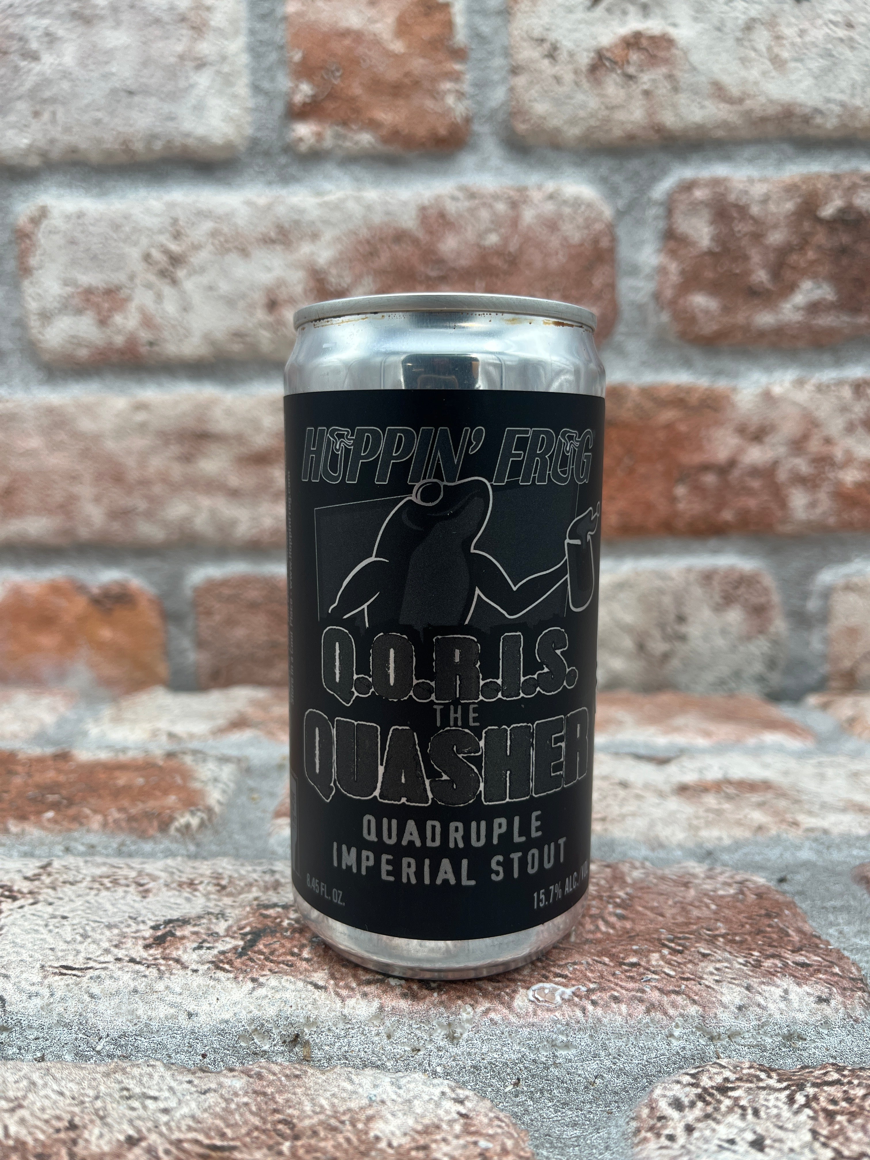 Hoppin'Frog Q.O.R.I.S. The Quasher Quadruple Oatmeal-Imperial Stout ...