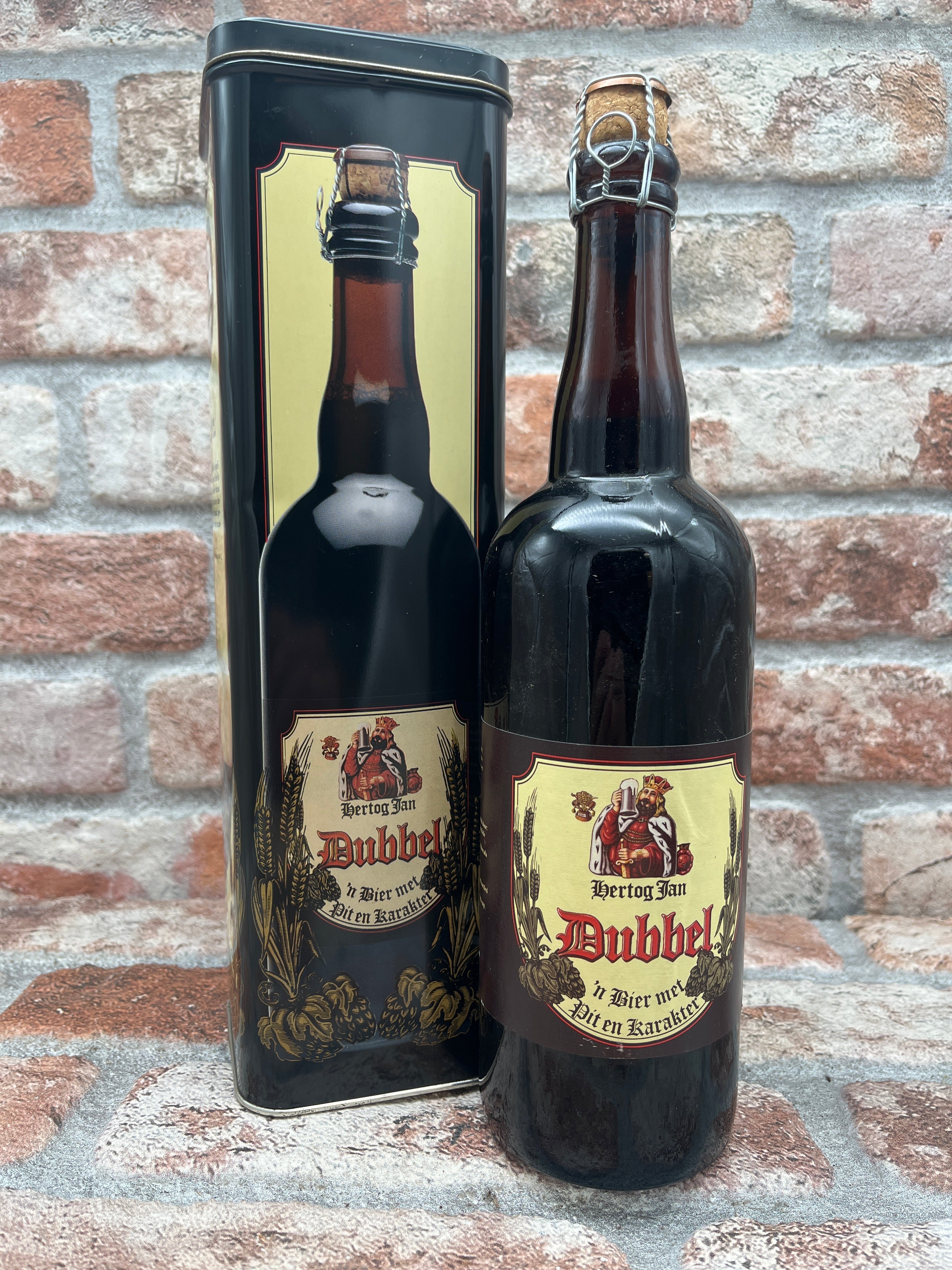 Hertog Jan Met blik 1991 Dubbel beer - 75 CL – House Of Beers