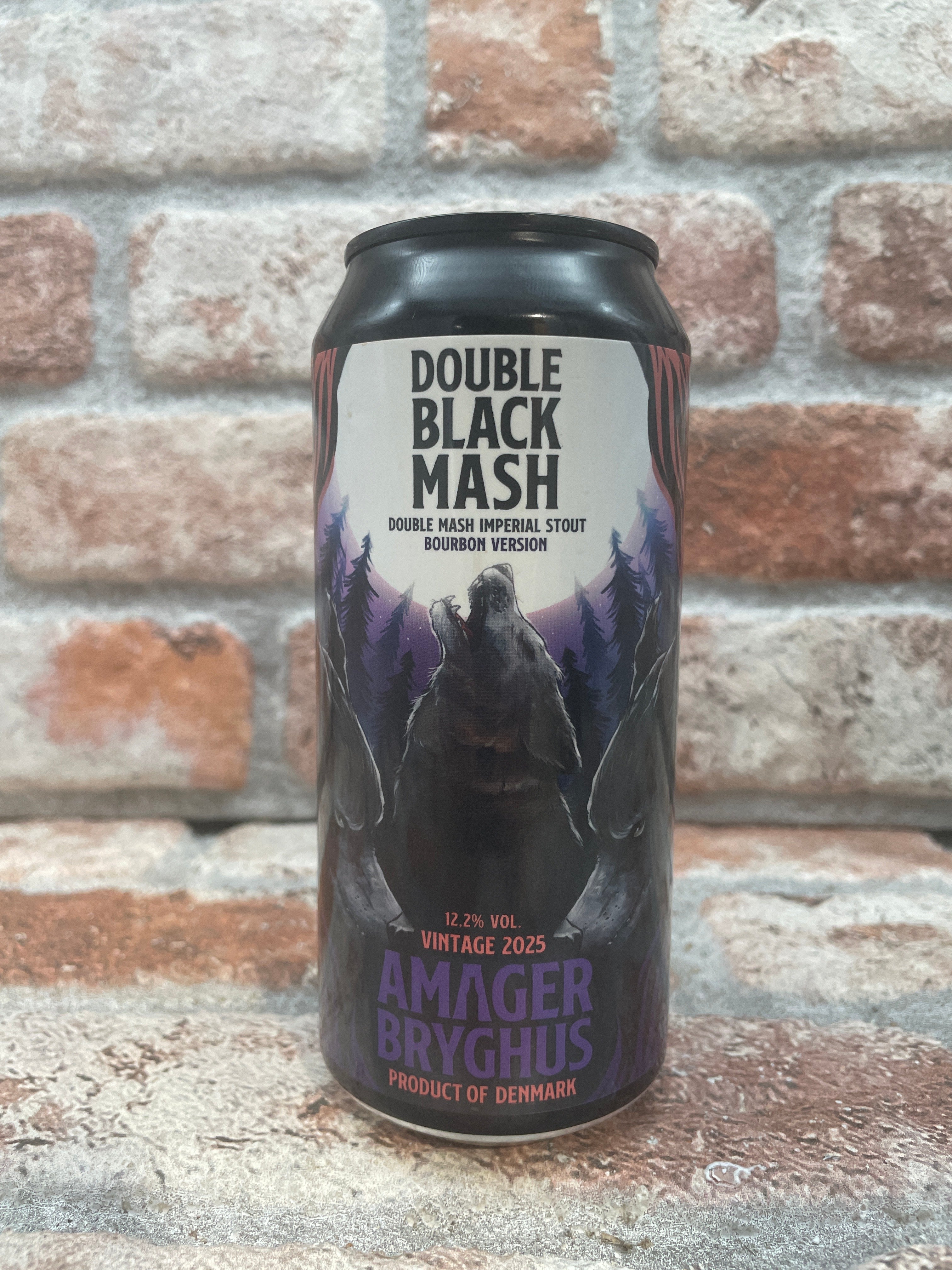 Amager Bryghus Double Black Mash Bourbon Version 2025 Stout beer - 44 ...